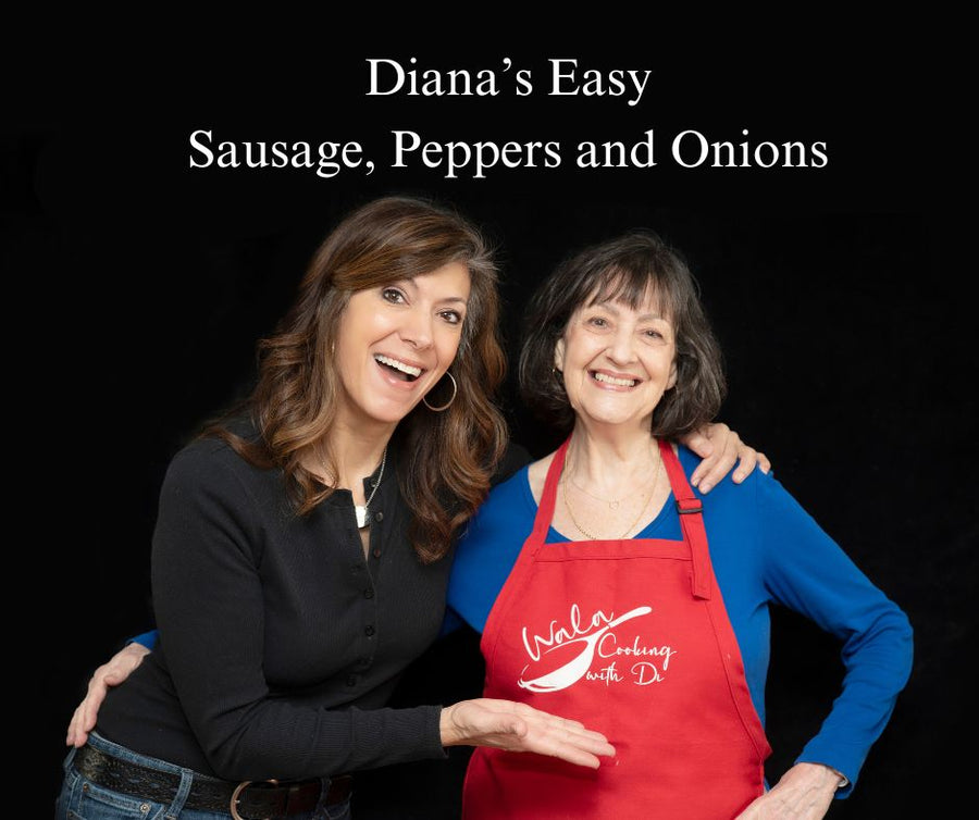 Diana’s Easy Sausage, Peppers and Onions – One Funny Mother Gifts